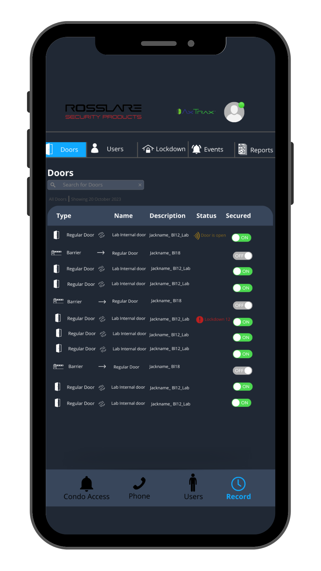 Sofware Axtrax Its Seguridad
